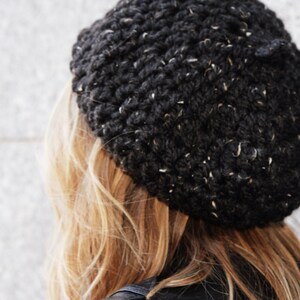 Crochet Pattern // Beret Parisienne French Chunky Slouchy Hat ...