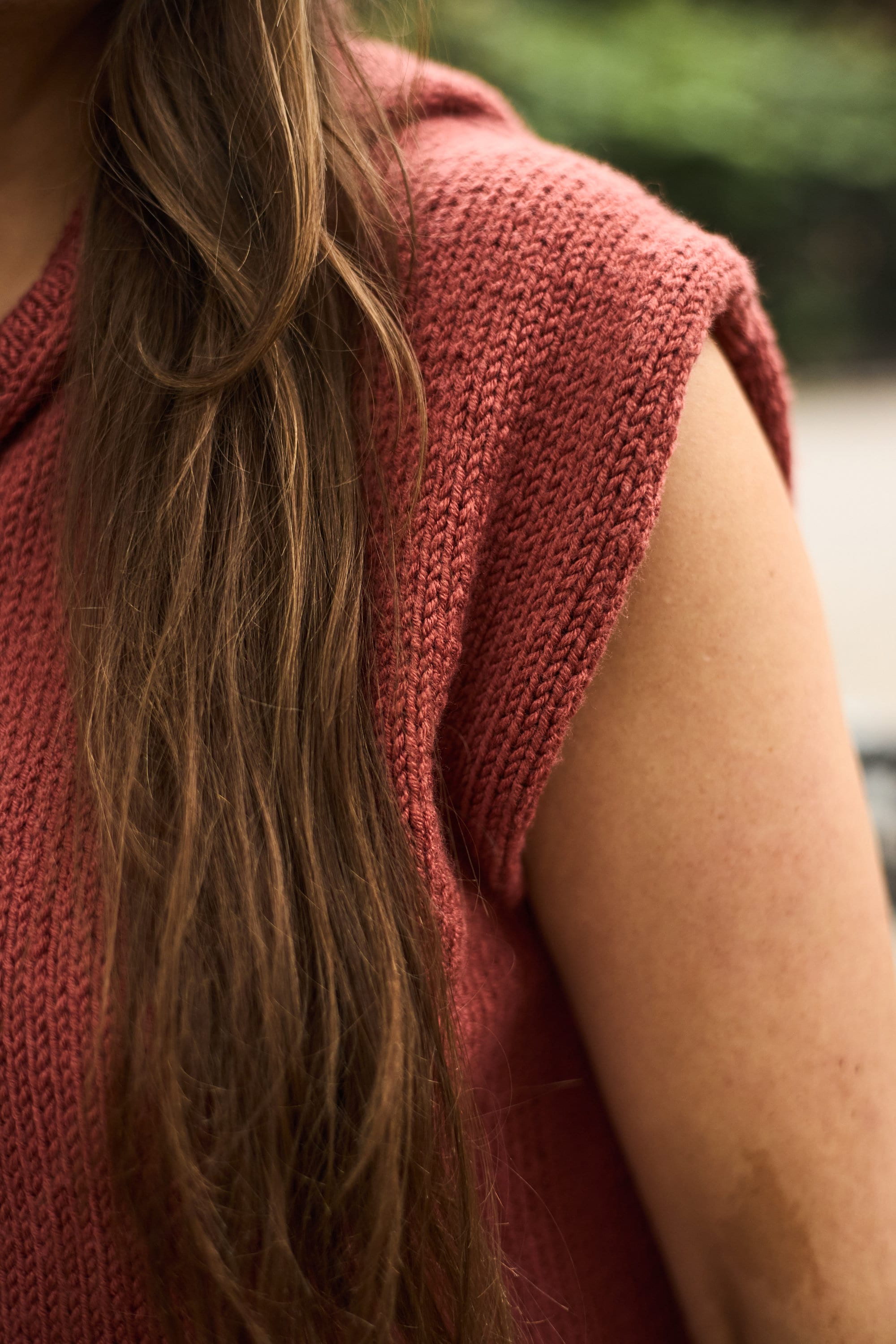 Knitting Pattern // Sleeveless Cutoff Hooded Sweatshirt Drawstring Top ...
