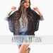 Knitting Pattern // Beginner Easy Elegant Sophisticated Poncho Ruana ...