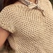 Knitting Pattern // Slouchy Summer Oversized Knit Tee Open Net Mesh ...