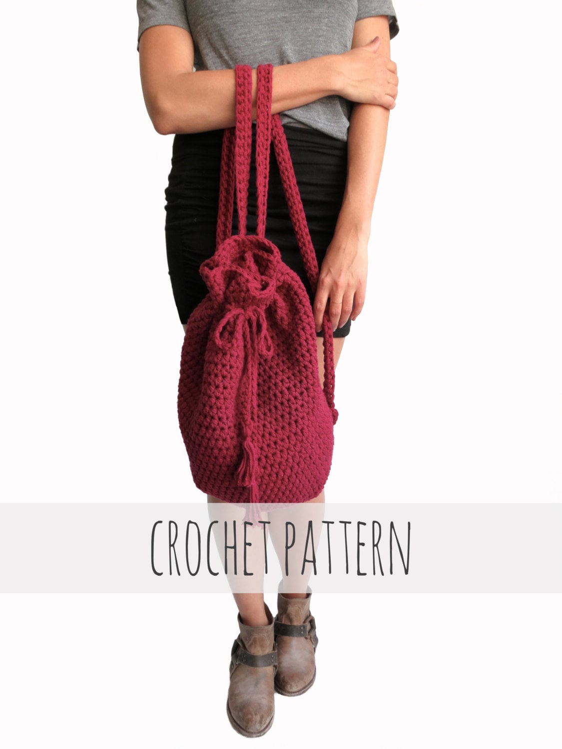 Crochet Mini Drawstring Purse Pattern Free | semashow.com