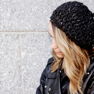 Crochet Pattern // Beret Parisienne French Chunky Slouchy Hat ...