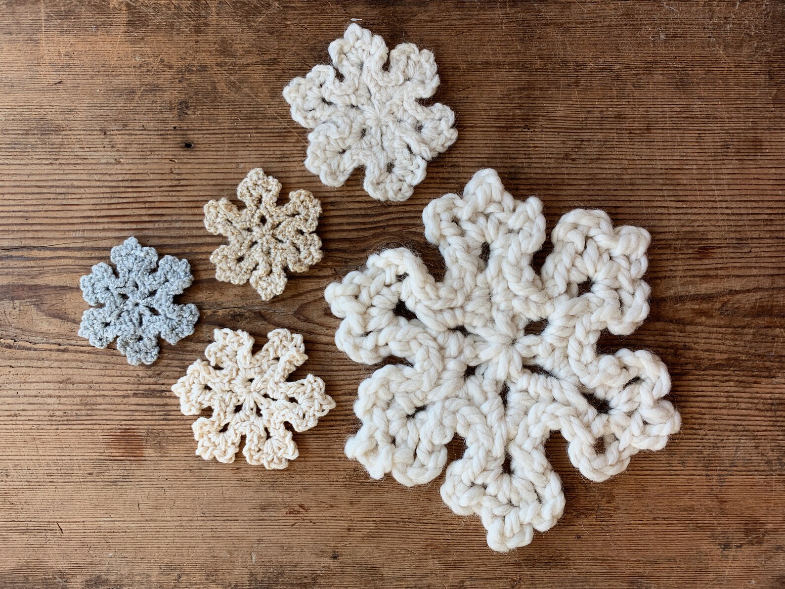 Crochet Pattern // Snowflakes Star Holiday Christmas Hanukkah | Etsy