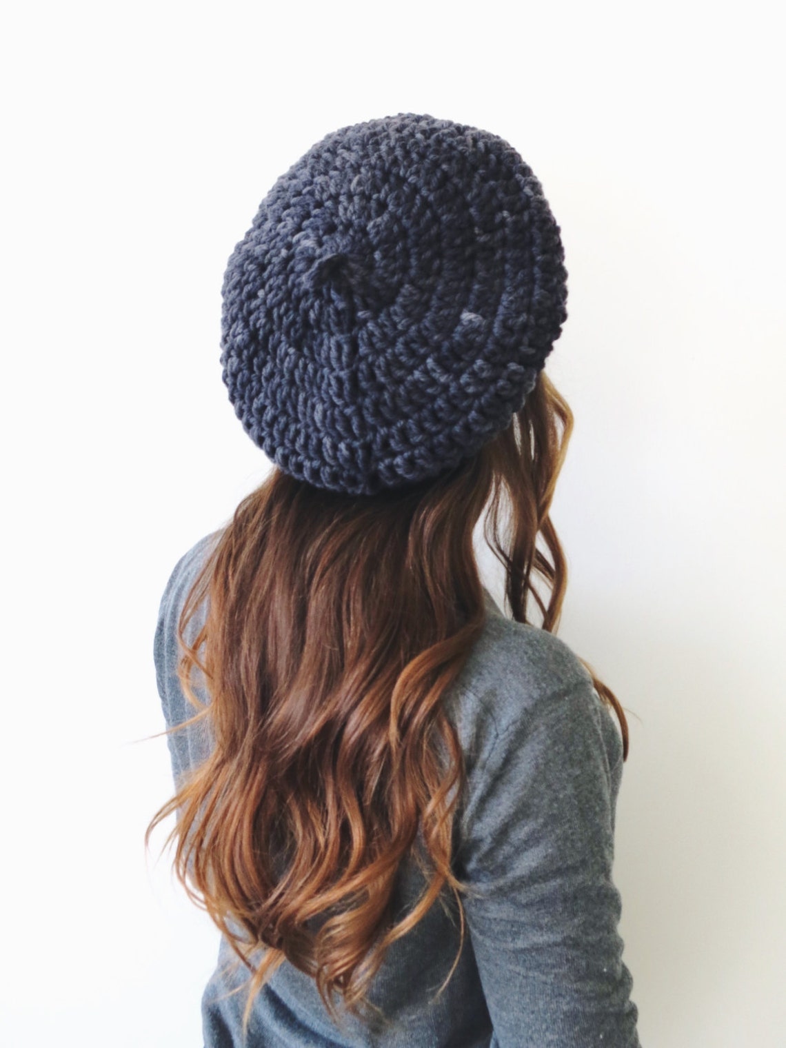Crochet Pattern // Crochet Beret Parisienne French Hat // La Tour ...