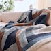 Knitting Pattern // Modular Log Cabin Knit Quilt Mid Century Modern ...