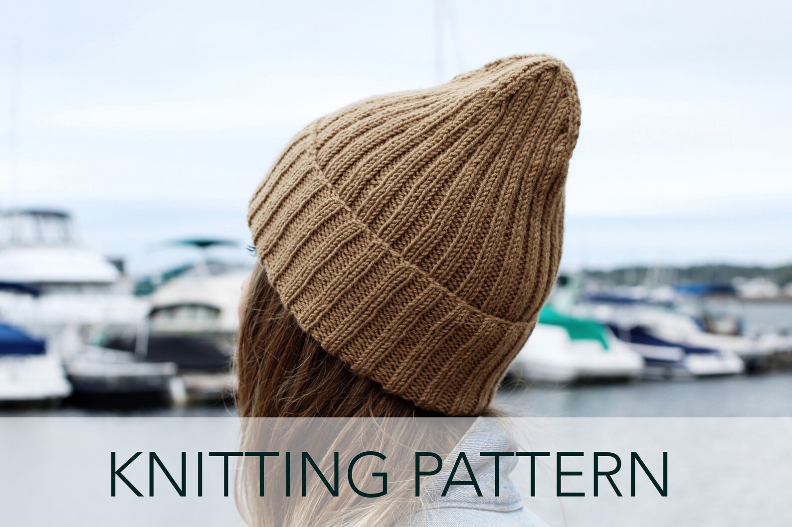 Knitting Pattern // Ribbed Folded Brim Fisherman's Cap Hat - Etsy