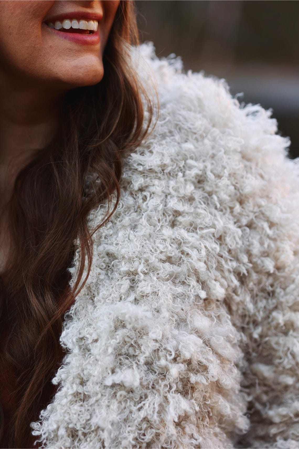 Knitting Pattern // Faux Fur Coat Jacket Cardigan Cropped Bracelet ...