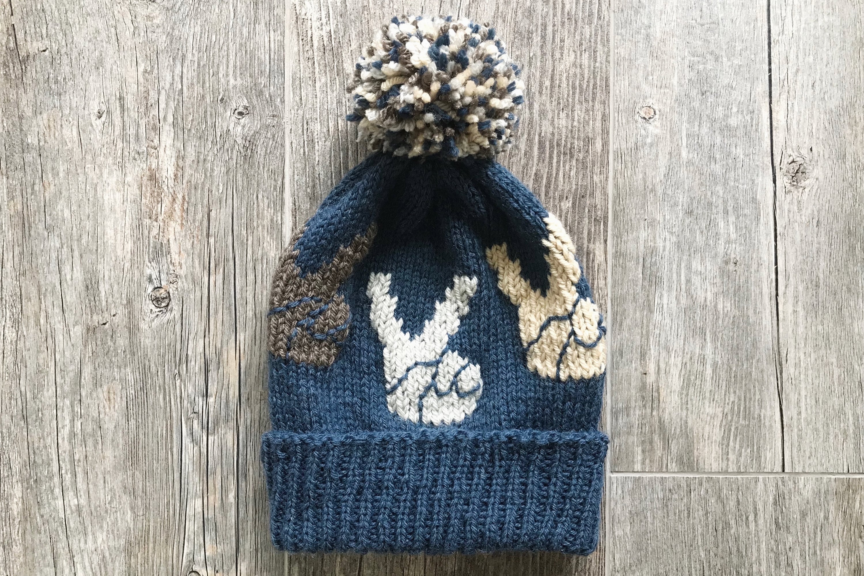 Knitting Pattern // Peace Sign Hands Beanie Toque Hat // Peace | Etsy