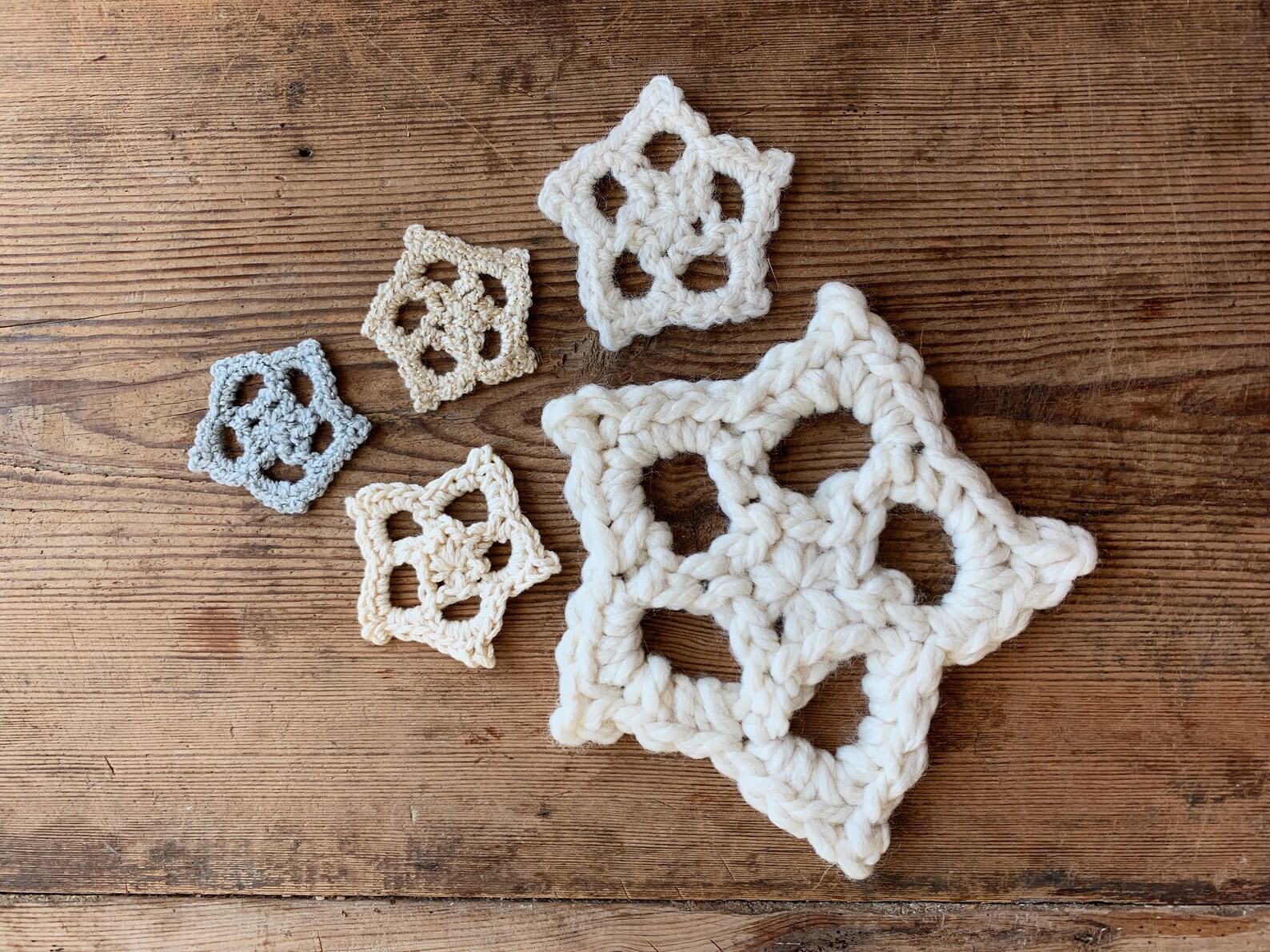 Crochet Pattern // Snowflakes Star Holiday Christmas Hanukkah | Etsy