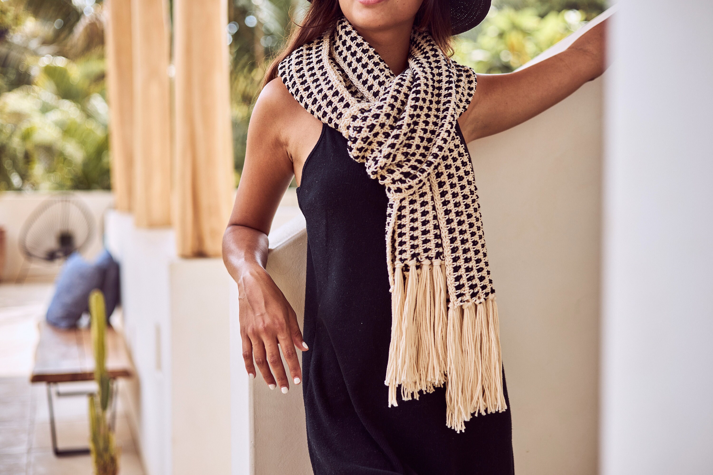 Crochet Pattern // Graphic Linen Crochet Wrap Shawl Summer Scarf ...