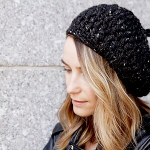 Crochet Pattern // Beret Parisienne French Chunky Slouchy Hat ...