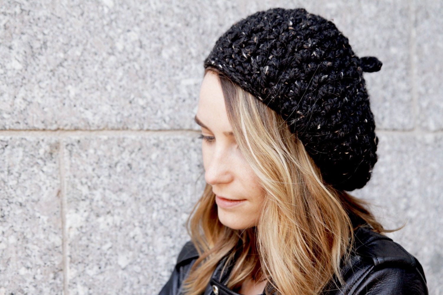Crochet Pattern // Beret Parisienne French Chunky Slouchy Hat ...