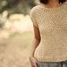 Knitting Pattern // Slouchy Summer Oversized Knit Tee Open Net Mesh ...