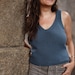 Crochet Pattern // Ribbed V Neck Faux Knit Streamline Tank Top Easy ...