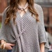 Knitting Pattern // Beginner Easy Elegant Sophisticated Poncho Ruana ...