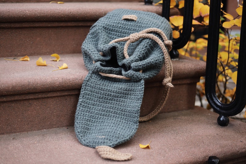 Crochet Pattern // Drawstring Backpack Back Pack Rucksack Gym | Etsy