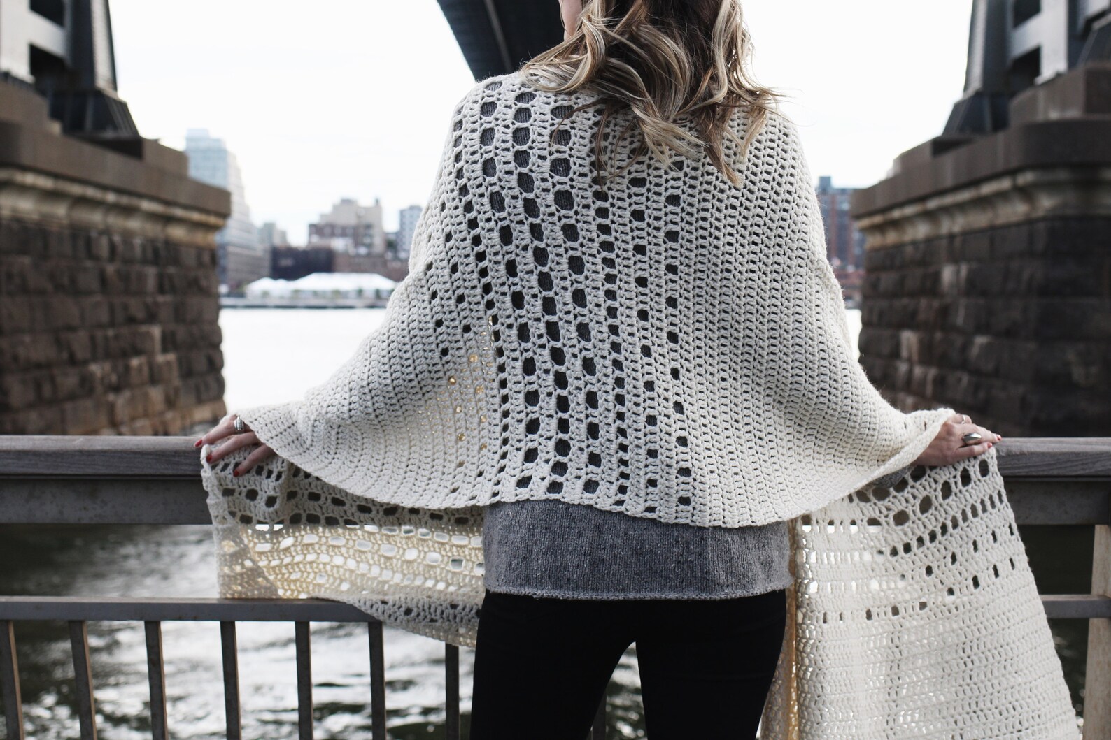 Crochet Pattern // Lace Eyelet Shawl Delicate Wrap Lightweight | Etsy