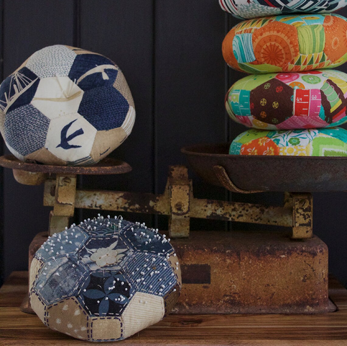 Pincushion Hexagon Flower PDF Pattern Hexagonseasy Hand - Etsy