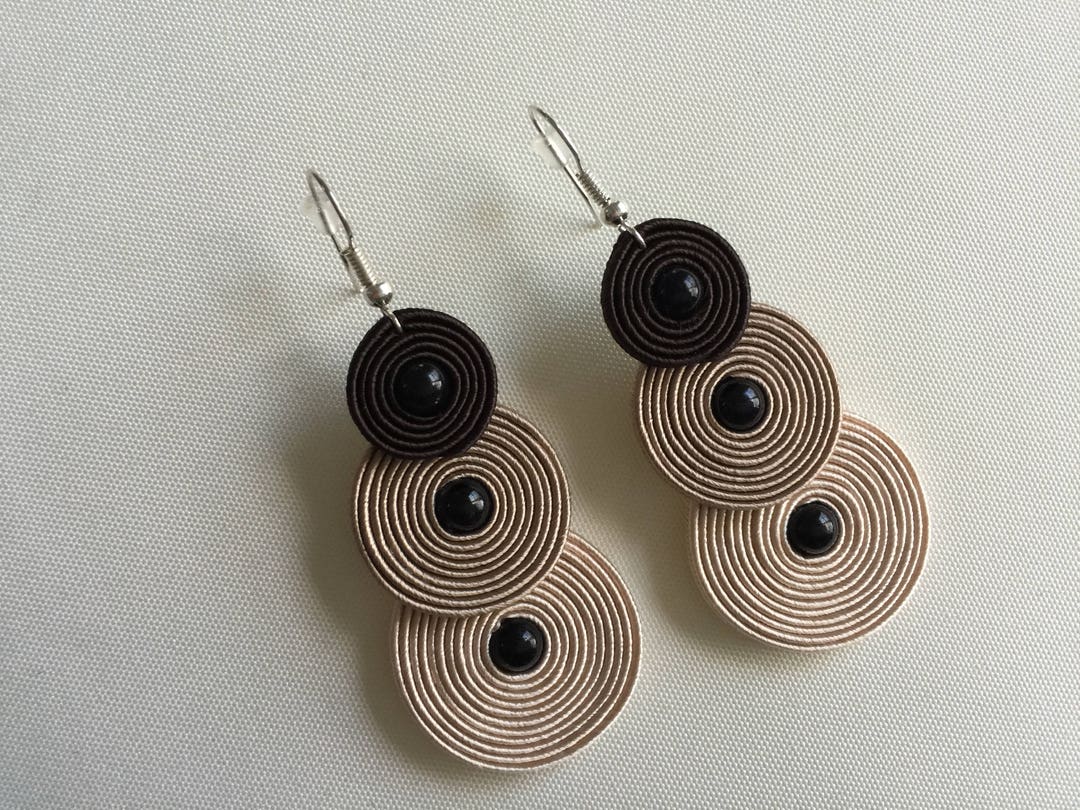 Soutache Earrings Gift for Her - Etsy