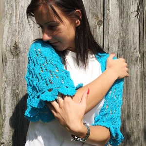 Blue Bridal Bolero Shrug Lace Shrug Wedding Bolero Jacket Women Bolero ...