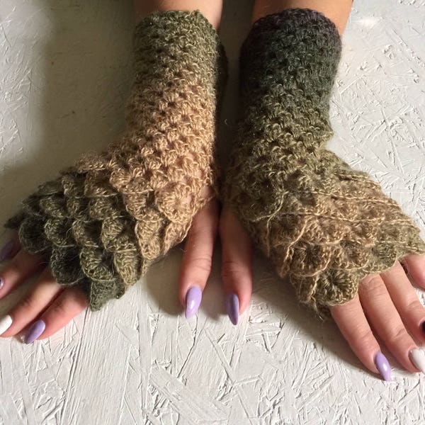 Dragon Scale Gloves - Etsy
