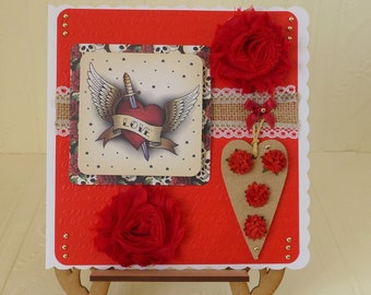 Gothic wedding card | Etsy