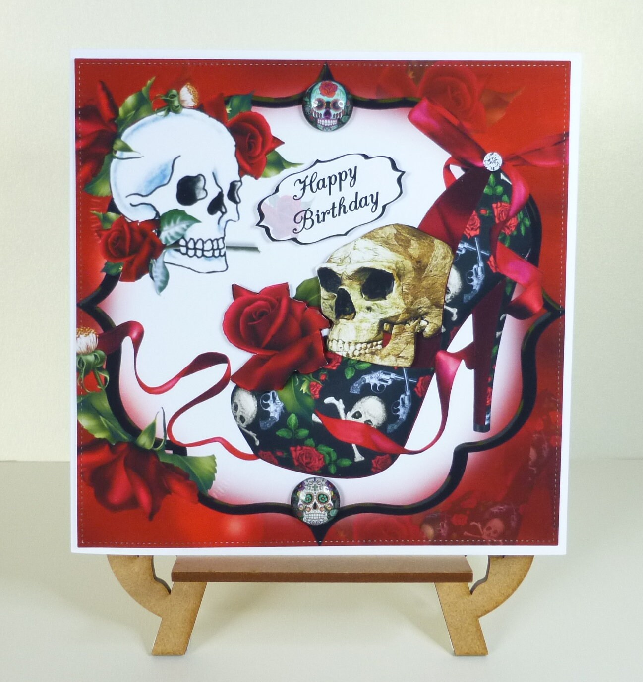 Birthday Cards Paper & Party Supplies Gothic Birthday Card-Wife ...