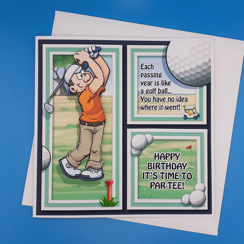 Handmade Golf Card - Etsy
