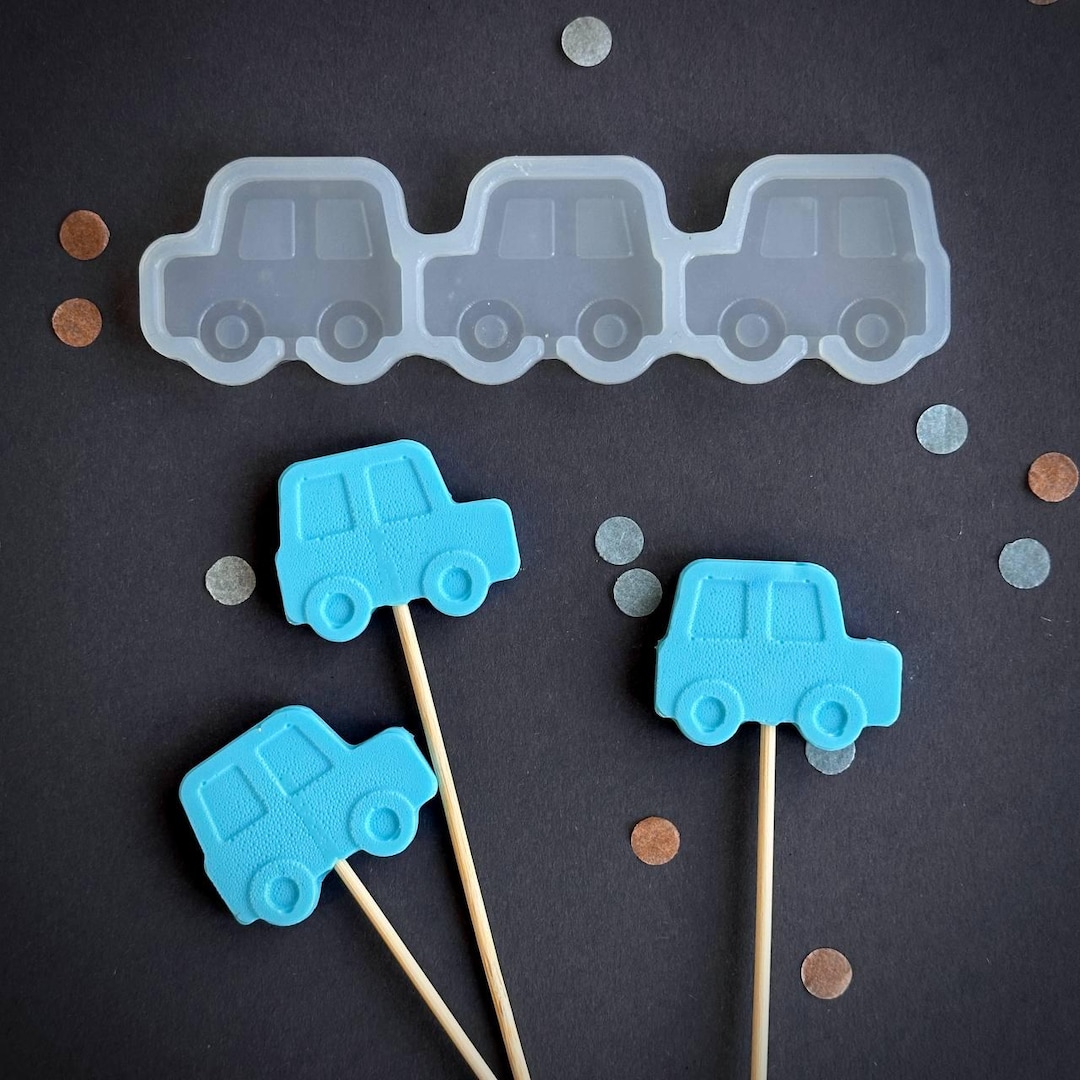 Car 2 Mold: Candy, Chocolate, Desserts, Lollipop DIY, Baking,children ...