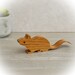 Small Wooden Mouse – Handmade Oak Animal Ornament - Etsy UK