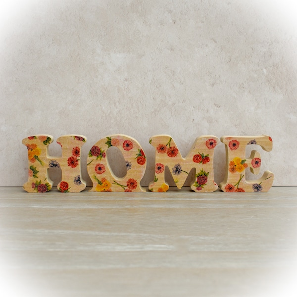 Decoupage Letters - Etsy