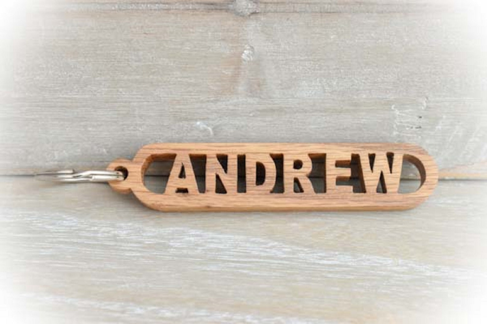 Wooden Keyring Personalised - Etsy UK