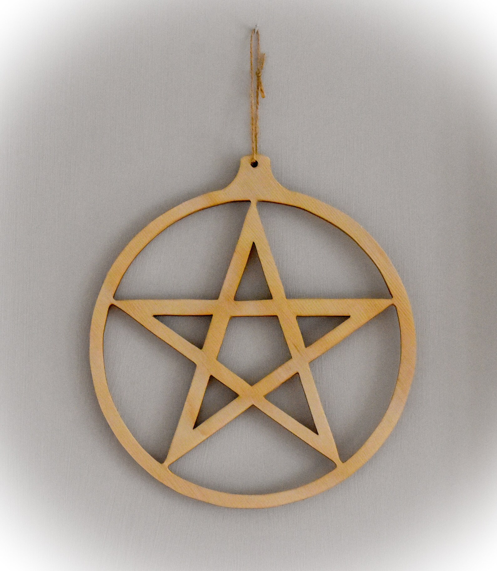 Wooden Pentacle Wall Decoration - Etsy