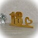 Handmade Wooden 18th Birthday Sign: Freestanding Centerpiece - Etsy