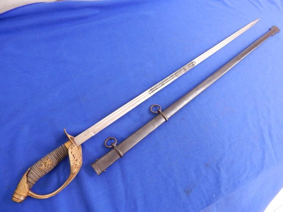 WWI WW1 Era German Officer Sword With Scabbard - Etsy