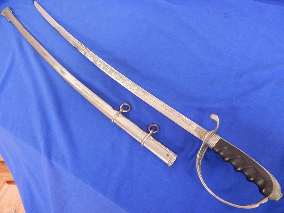 WW1 WWI US Army Officers Sword With Scabbard - Etsy
