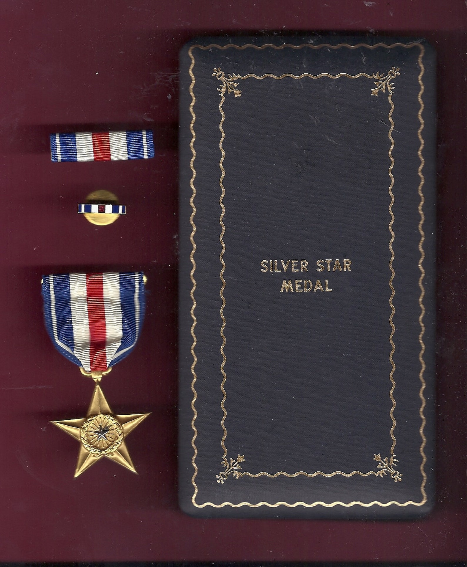 WWII WW2 US Silver Star Military Award Medal in Vintage Case - Etsy