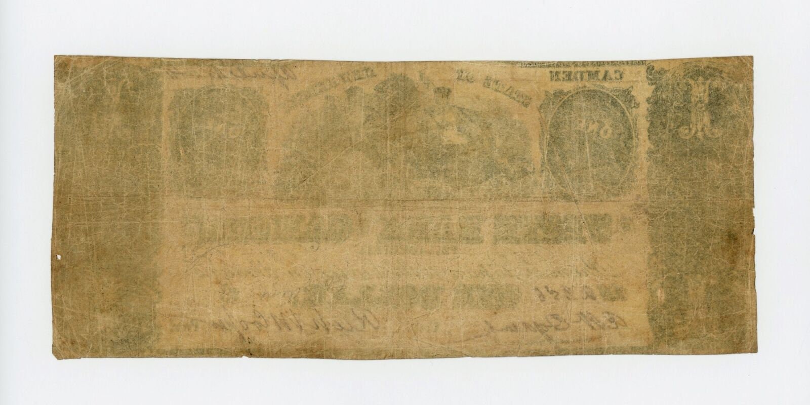 1840 One Dollar New Jersey Bank Note Money Currency - Etsy