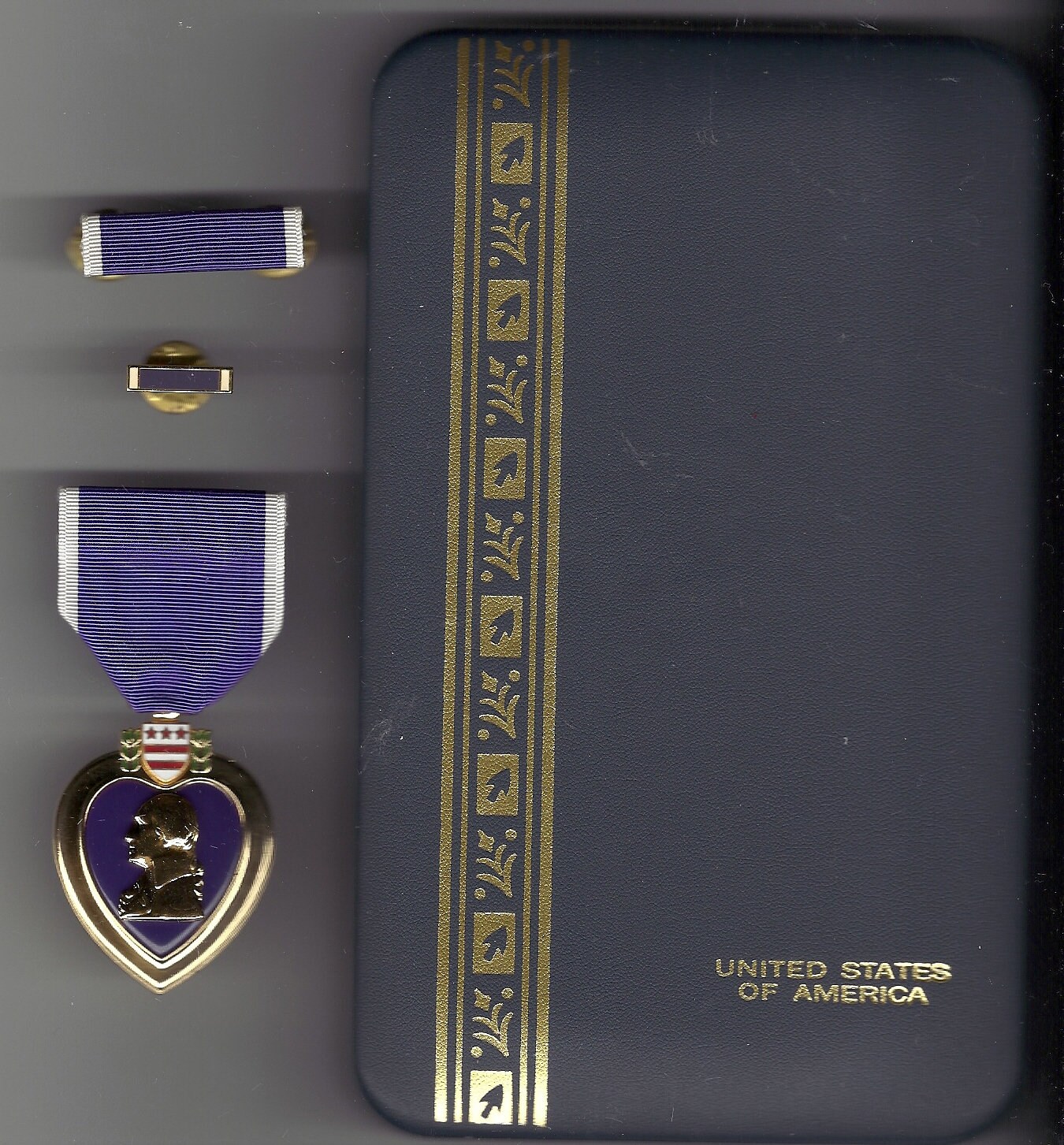 US Purple Heart Anodized Medal With Case - Etsy
