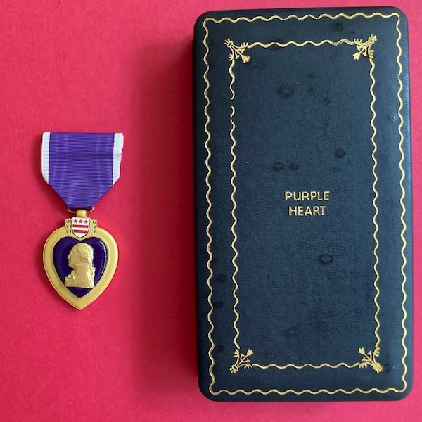 Purple Heart Medal Case - Etsy