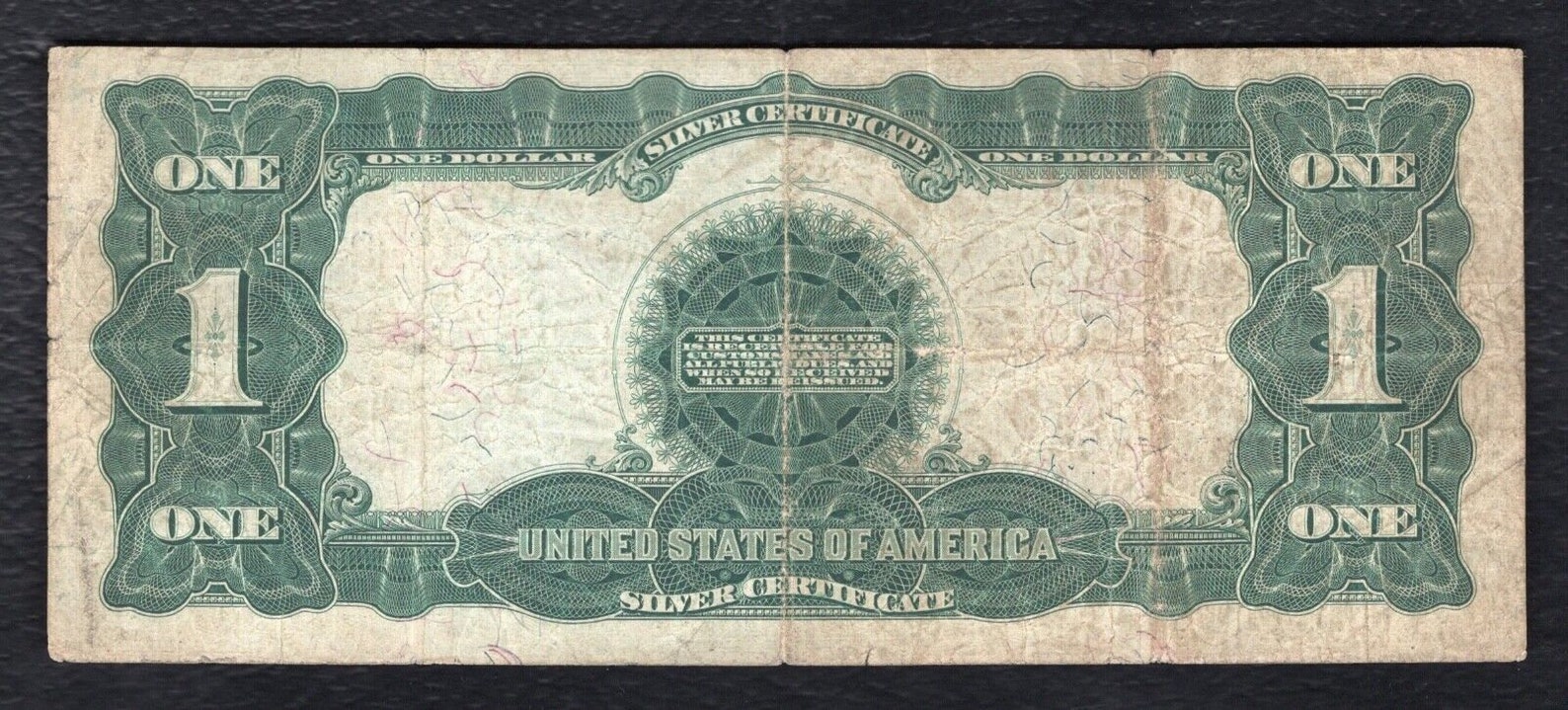1899 US One Dollar Bill Silver Certificate Antique Money Note - Etsy