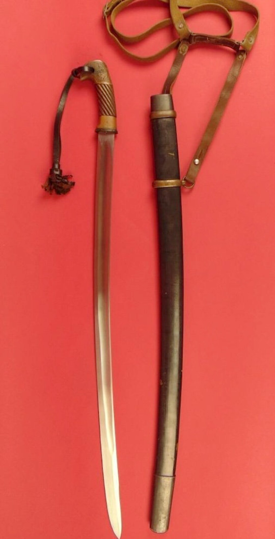 WW2 WWII Soviet Russian M1927 Cavalry Shashka Sword With Scabbard ...