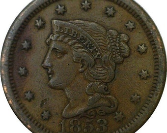 Large One Cent Coin - Etsy