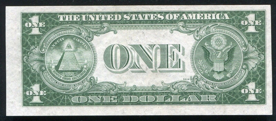 1935 1 One Dollar Bill Silver Certificate Currency Note Money - Etsy