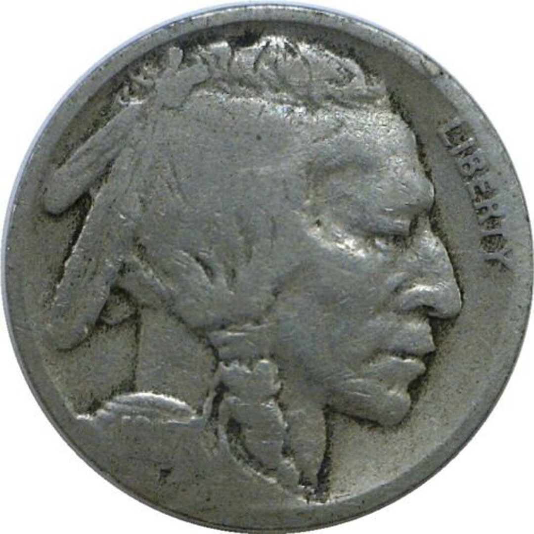 WW1 WWI Era 1917 US Buffalo Nickel Coin - Etsy