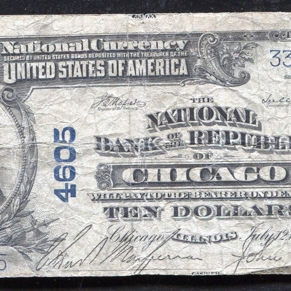 National Bank Note - Etsy
