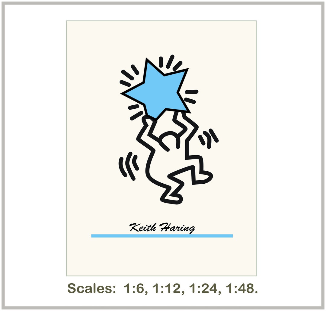 Keith Haring Poster, Doll House Accessories, Keith Haring, Reproduction ...