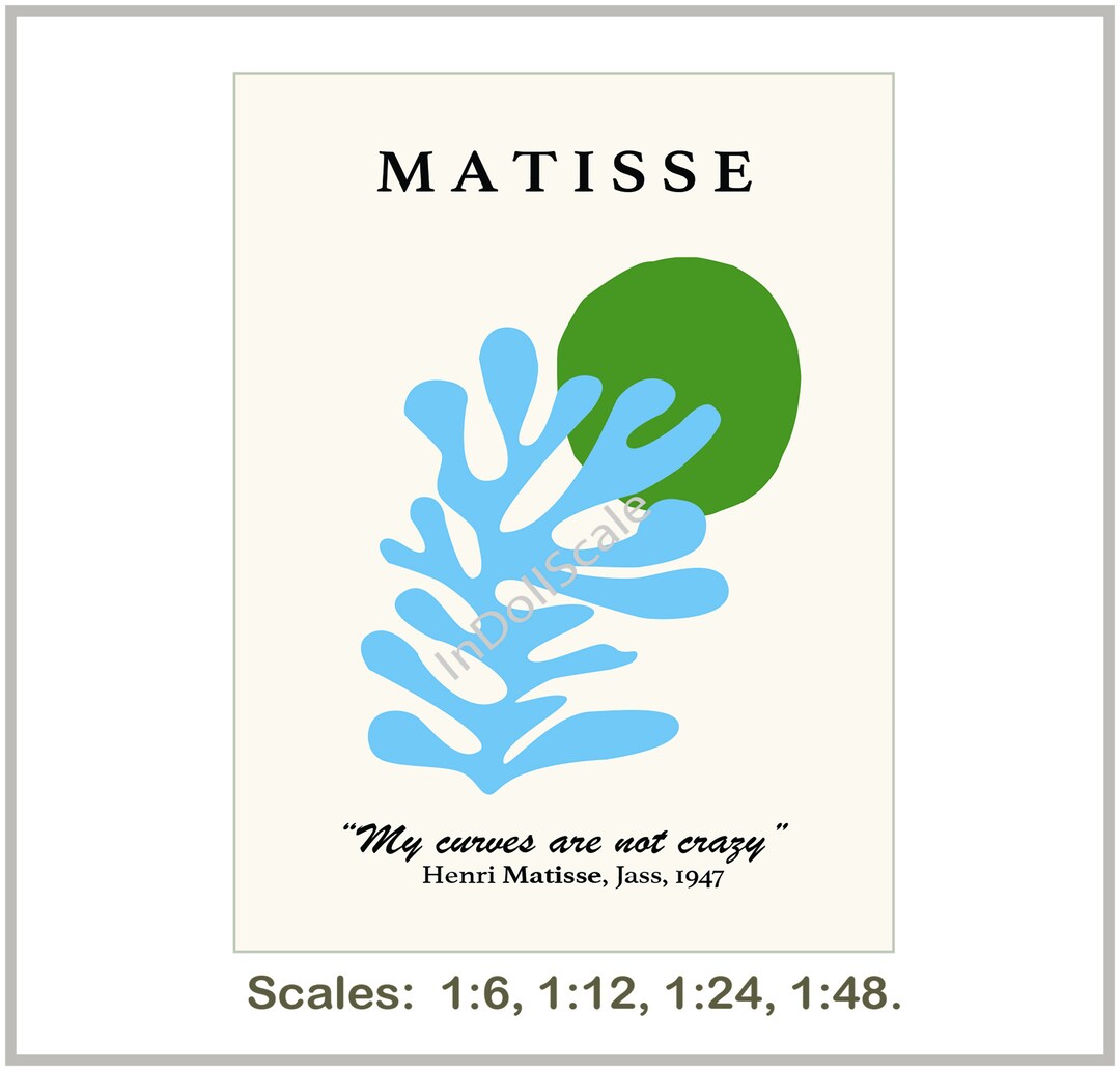 Henri Matisse, Doll House Accessories, Henri Matisse Poster, Matisse ...