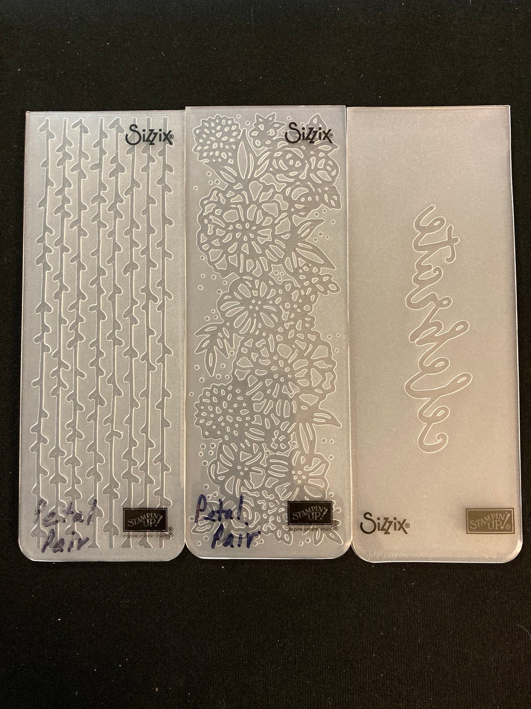 Embossing Folders for Sizzix Big Shot Stampin up - Embossed Paper ...