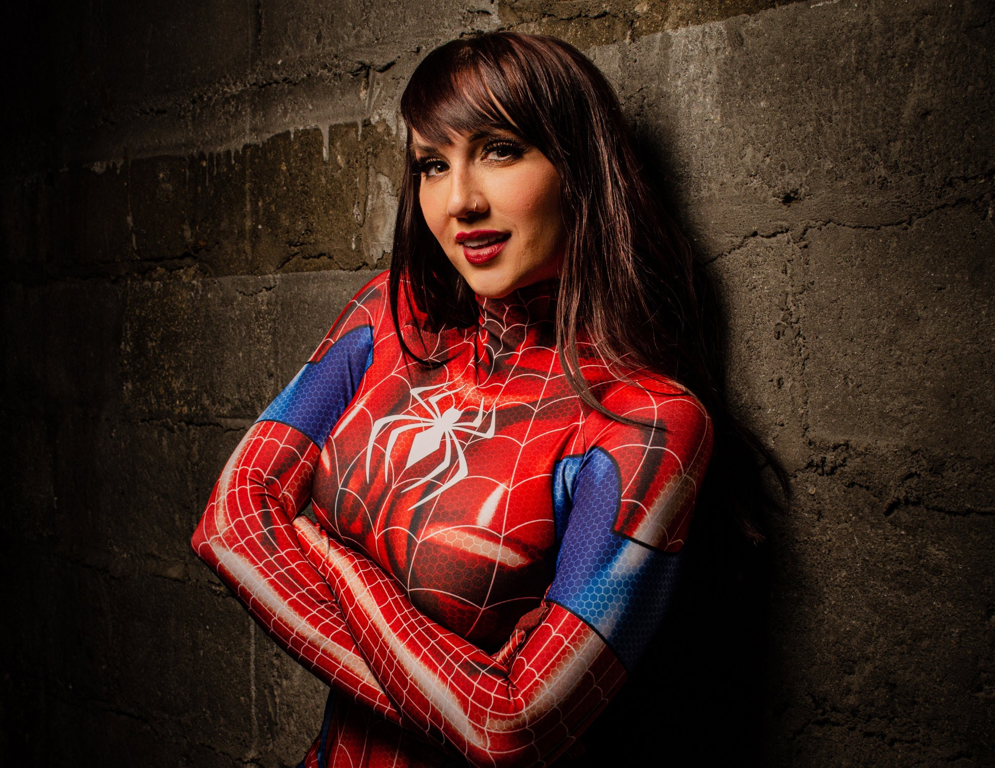 Spidergirl Body Paint
